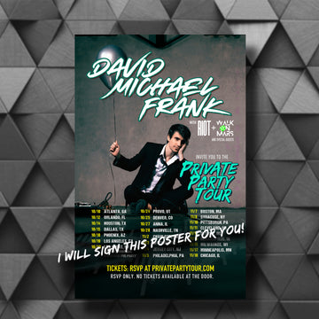 Private Party Tour #1 | Signed Poster | DMF
