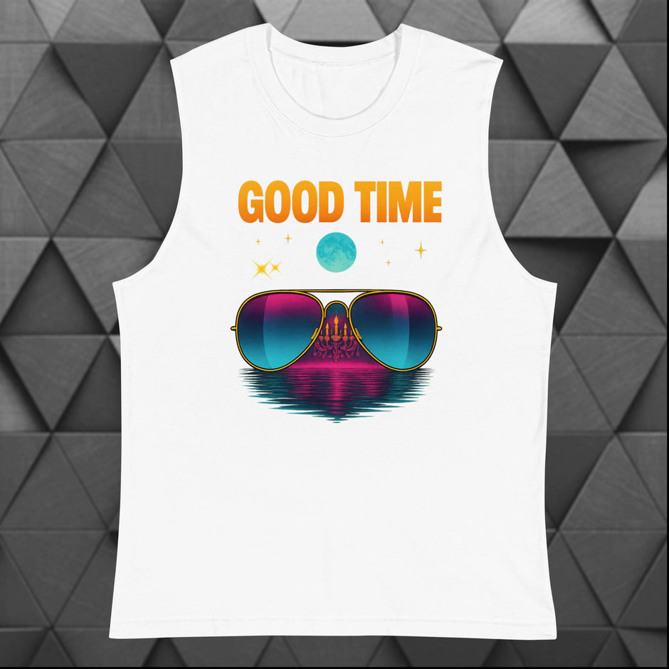 GOOD TIME || w/ UNRELEASED MUSIC DOWNLOAD - Muscle Cut Tank Top